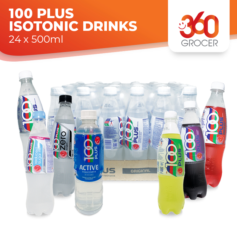 100 PLUS ISOTONIC DRINKS - 24 x 500ml | Shopee Singapore