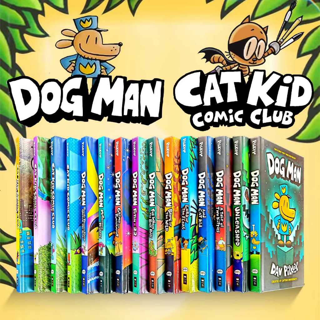 Dog Man Series Books Set dogman Children's Collection by Dav Pilkey(one ...
