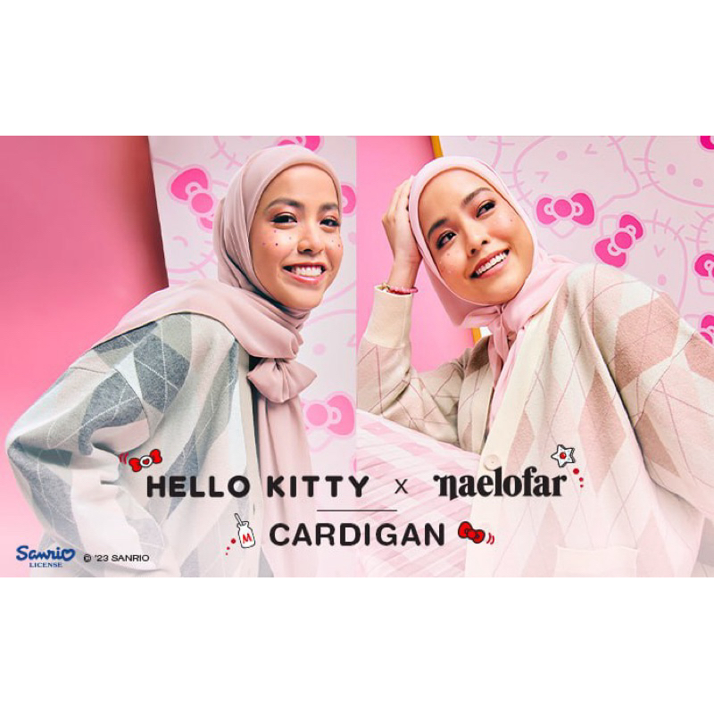 [naelofar] Friends Jumper| Hello Kitty Jumper Cardigan| Kaftan Dress ...