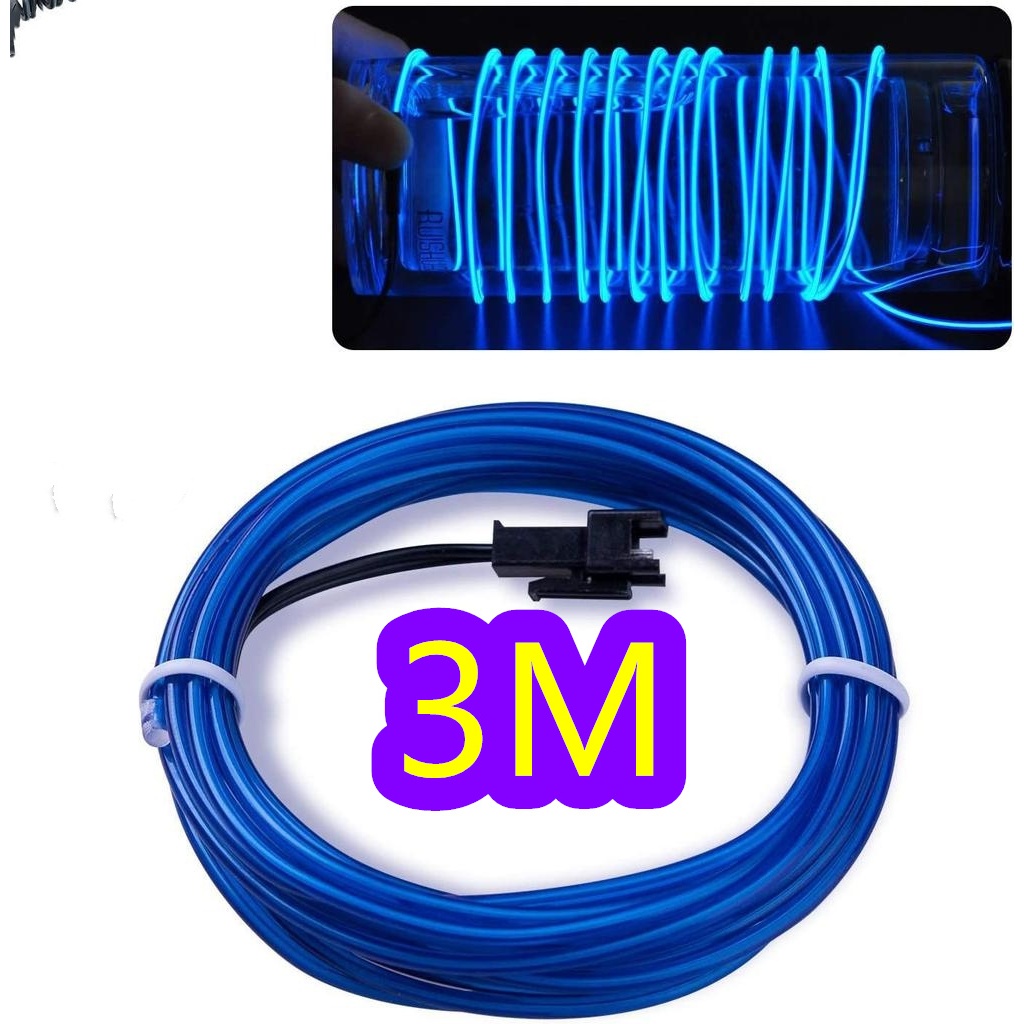 2.8mm Wording Light Strip EL Wire Neon Light With Iron Core Neon Custom ...