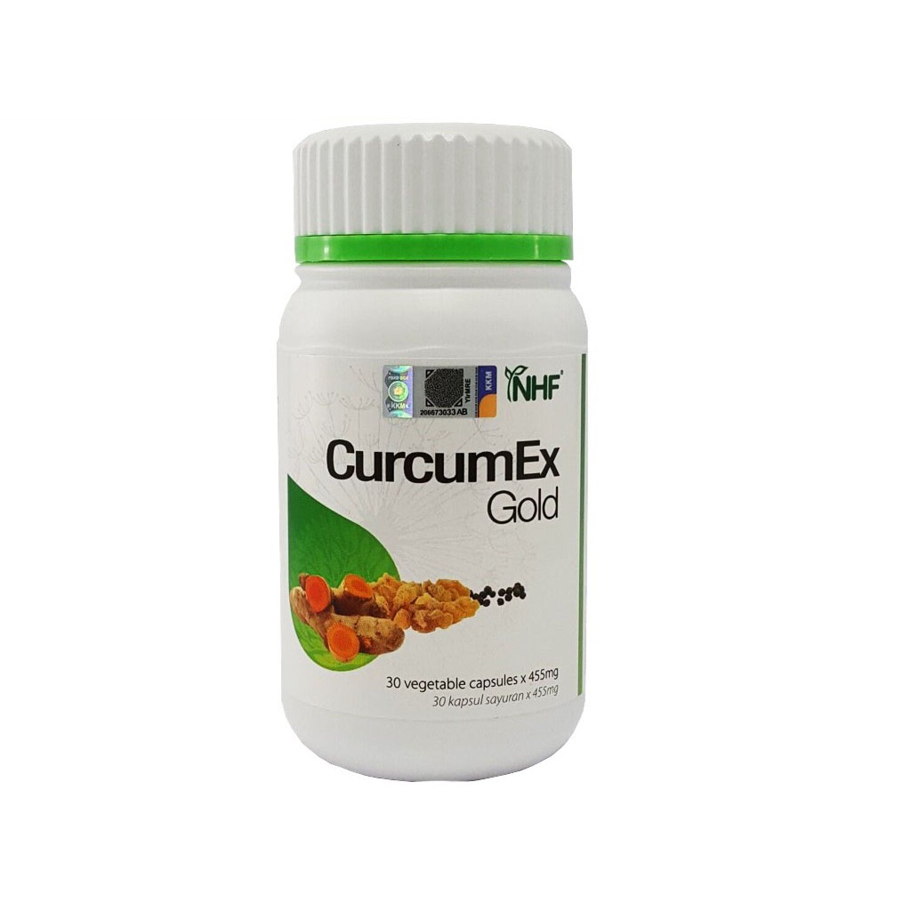 NHF Curcumex Gold - Curcumin | Antioxidant | Joint Health 姜黄素 (455mg x ...