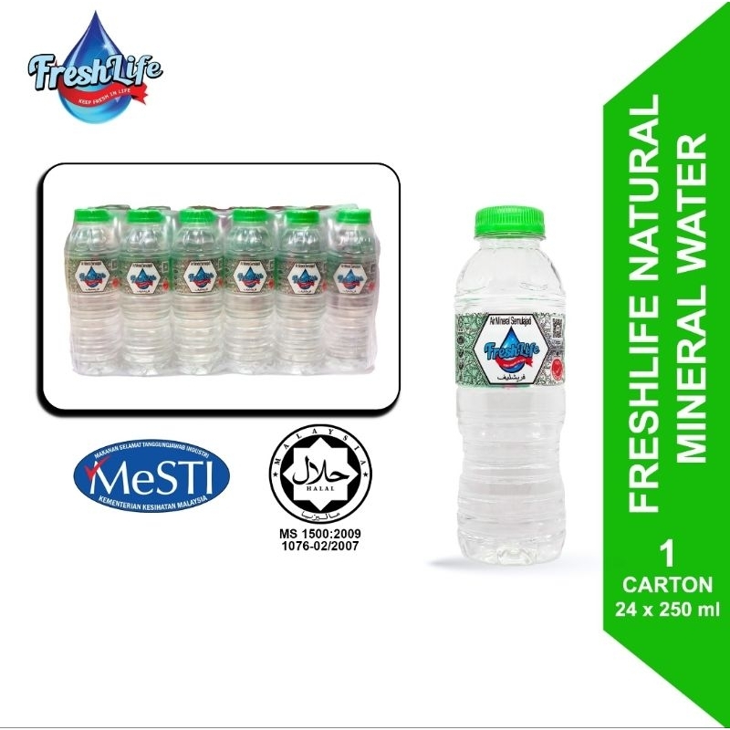 FRESH LIFE - Mineral Water (250ml) BUNDLE 10 CARTONS (FOR KELANTAN ...