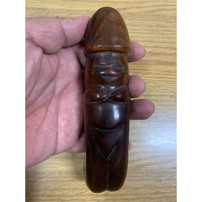 帝王木LARGE YANT PALAD KHIK CARVED MAI KOON HOLY WOOD WAT BANG PHRA TEMPLE ...
