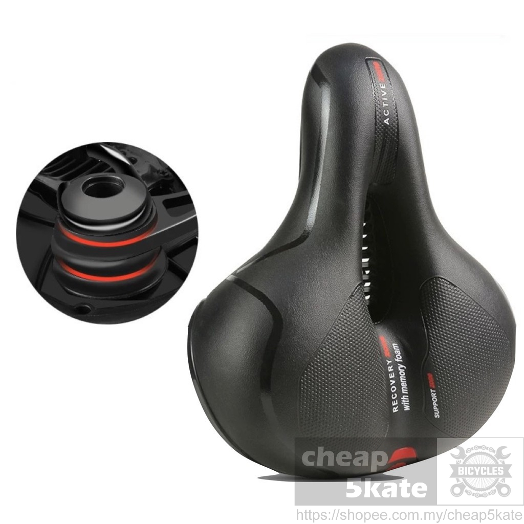 Bicycle seat saddle spring Seat Basikal Saddle Spring Bicycle Mini Seat ...