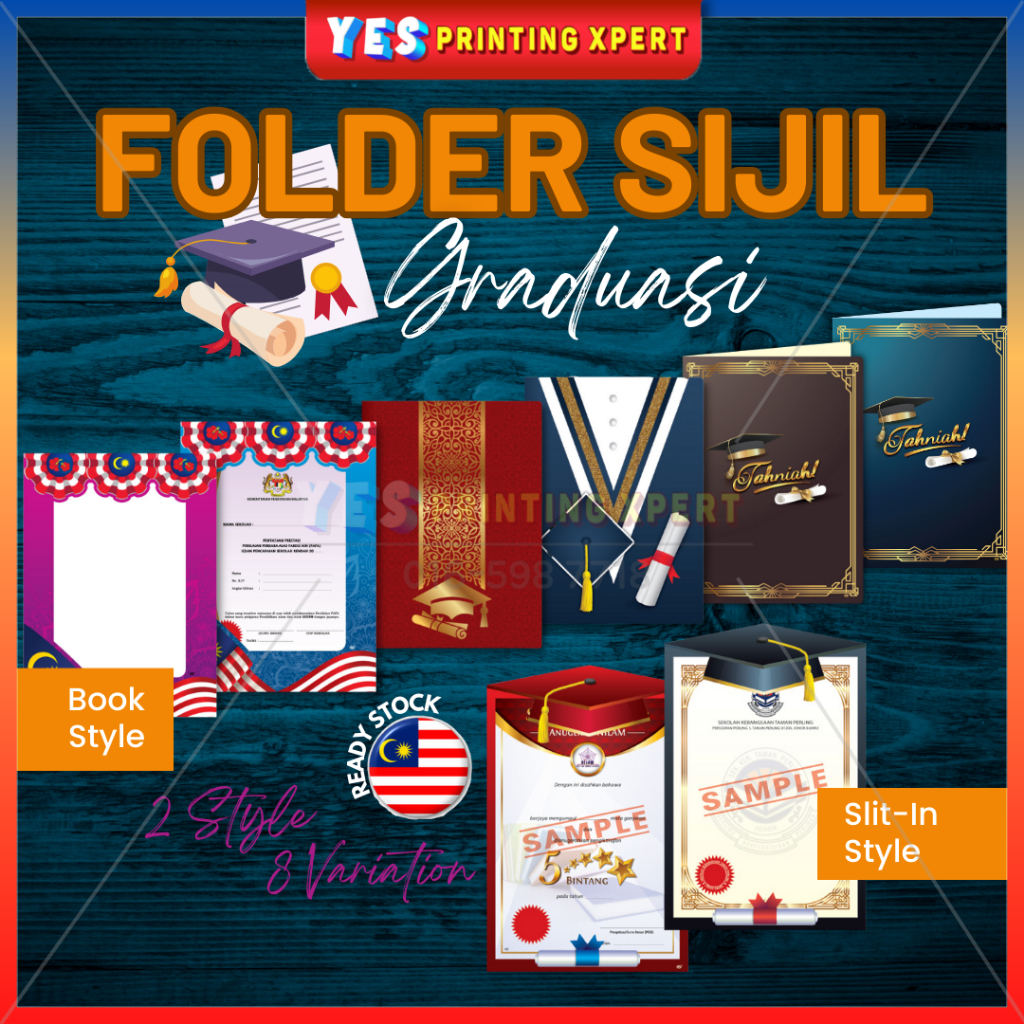 GRADUATION CERTIFICATE FOLDER/FOLDER SIJIL/SIJIL HOLDER/ SIJIL UNTUK ...