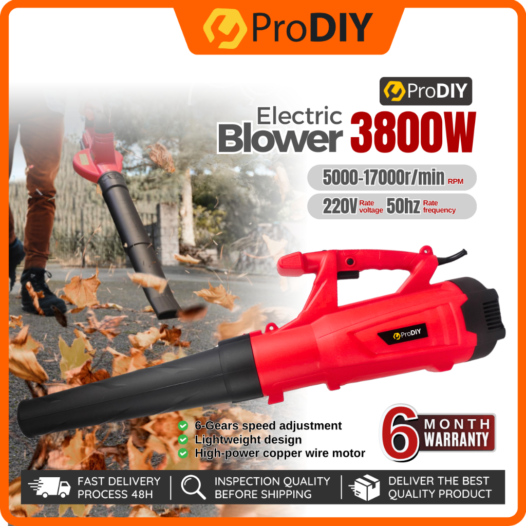 PRODIY Electric Blower 3800W 220-240V Gardening Air Blower / Heavy Duty ...