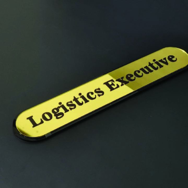 Mirror gold acrlylic Door signage, signage pintu , signboard pintu ...