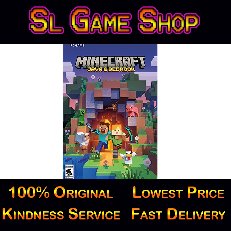 Minecraft Java + Bedrock Edition Microsoft PC Windows 10/11 | Shopee ...