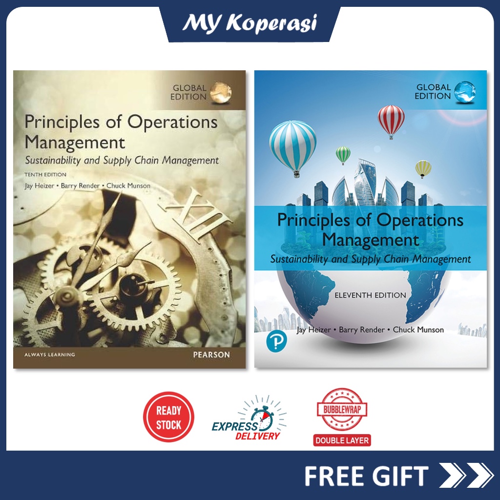 Principles of Operations Management Sustainability and Supply Chain Management 11th Edition by ...