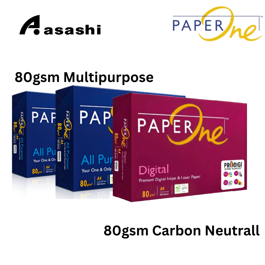PaperOne / Paper One 80gsm A4 Paper - 500sheets (All Purpose - Blue ...