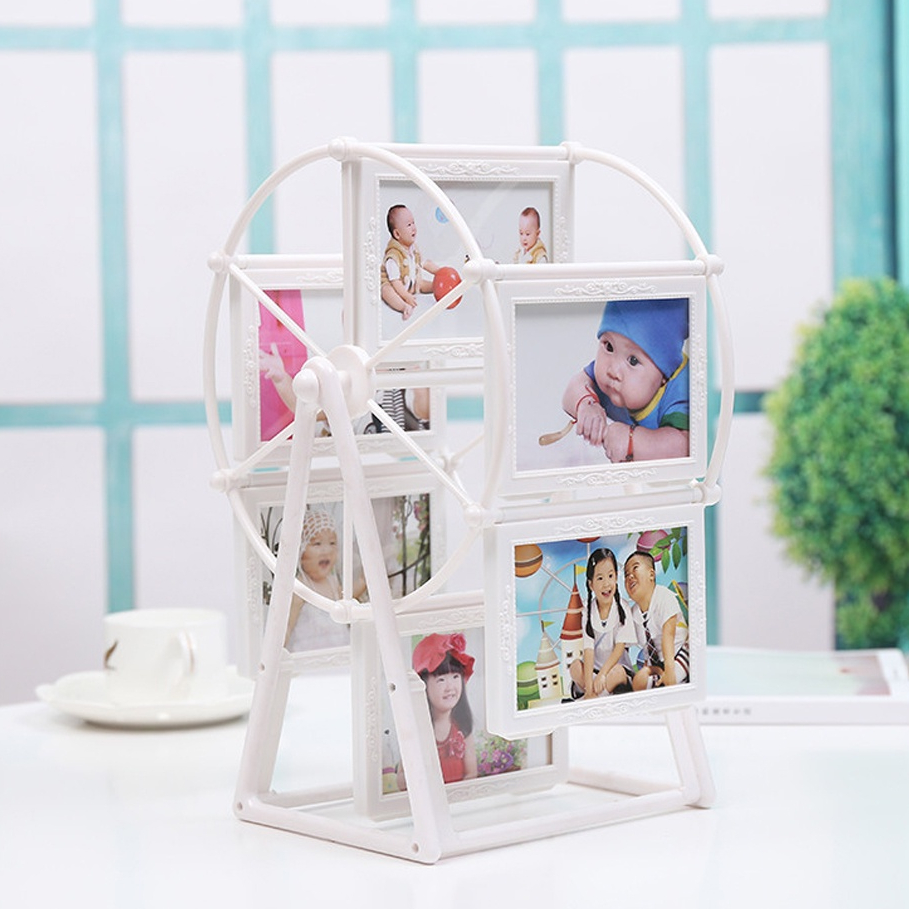 (3R PHOTO ) MILANDO 6 Photo Frame on Ferris Wheel 360 Rotatable ...