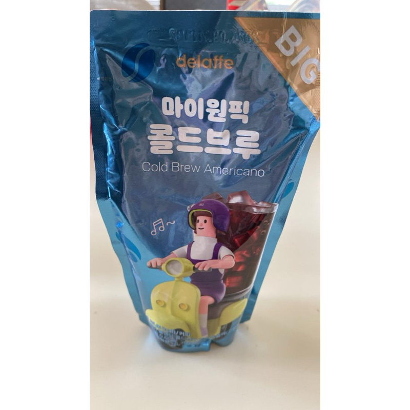 Korean Delaffe Coffee 340ml /Cold Brew Americano kopi/Hazelnut Flavor ...