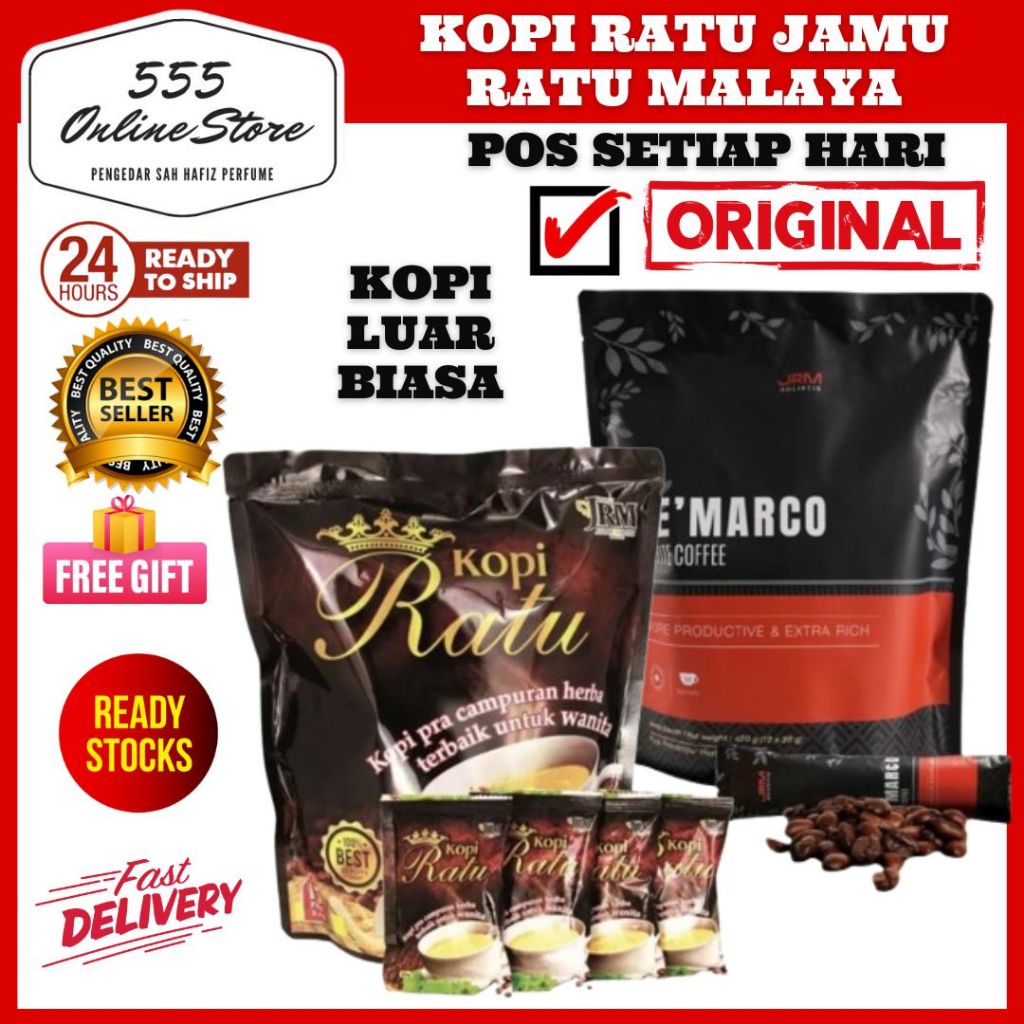 [POS Today] Kopi RATU Kopi De'Marco JAMU RATU MALAYA HQ | Shopee Singapore