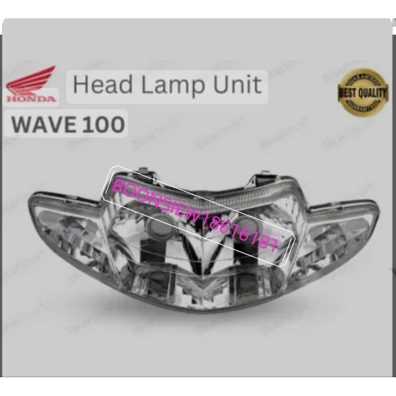 Honda Wave 100 Head Lamp/Headlight (viss) | Shopee Singapore