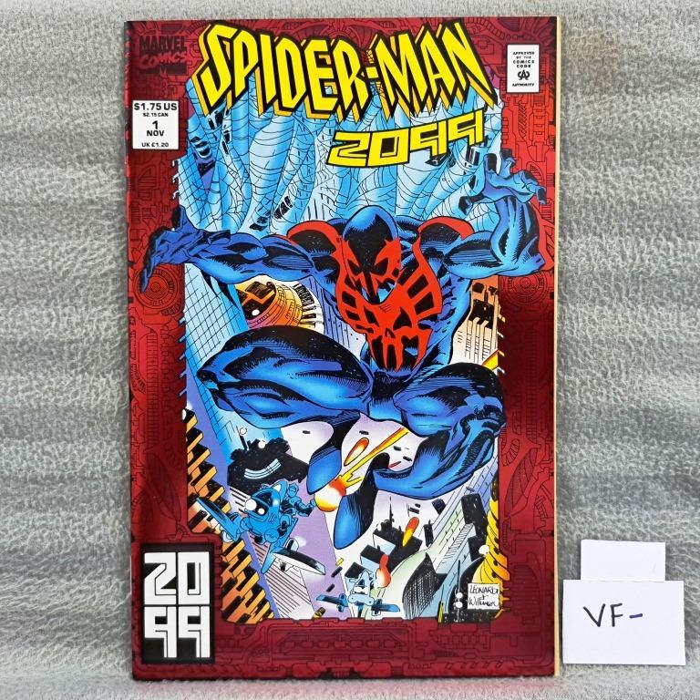 Spider-Man 2099 1 Red Foil Cover (Marvel Comics) FIRST Issue (Key Issue) 1st App (Rick Leonardi ...