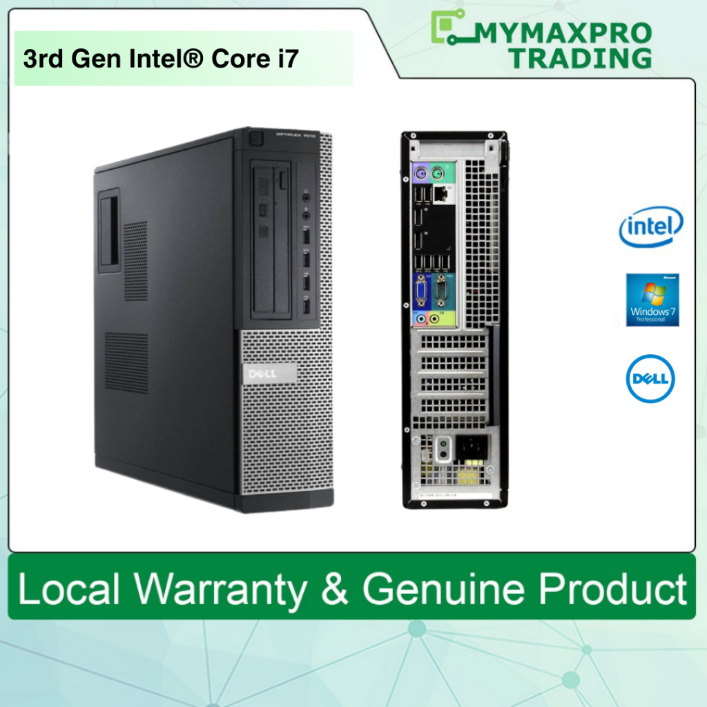 PC i7 Dell Optiplex 7010 DT Intel Core i7 (3th Gen) / 8GB RAM / 240GB ...