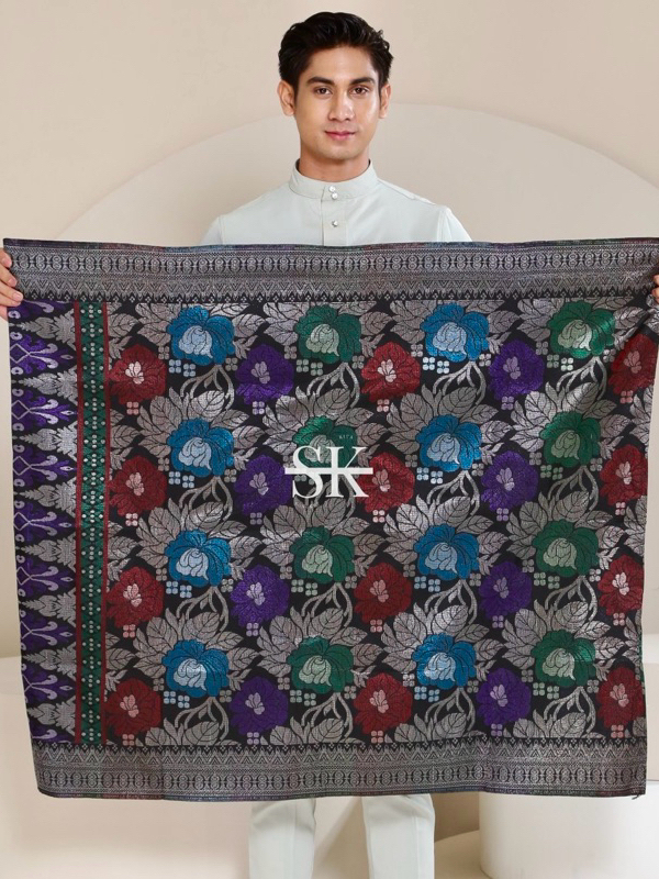 Sampin Adult Songket | Raya | Marriage | Fiance | 2.25m Ready to Sew ...
