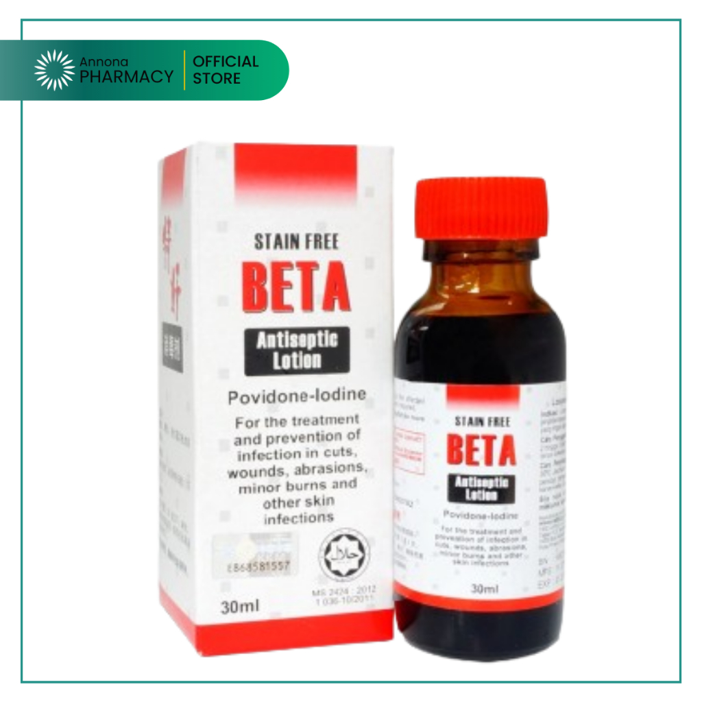BETA Antiseptic Lotion 30ml (Povidone-Iodine) | Shopee Singapore