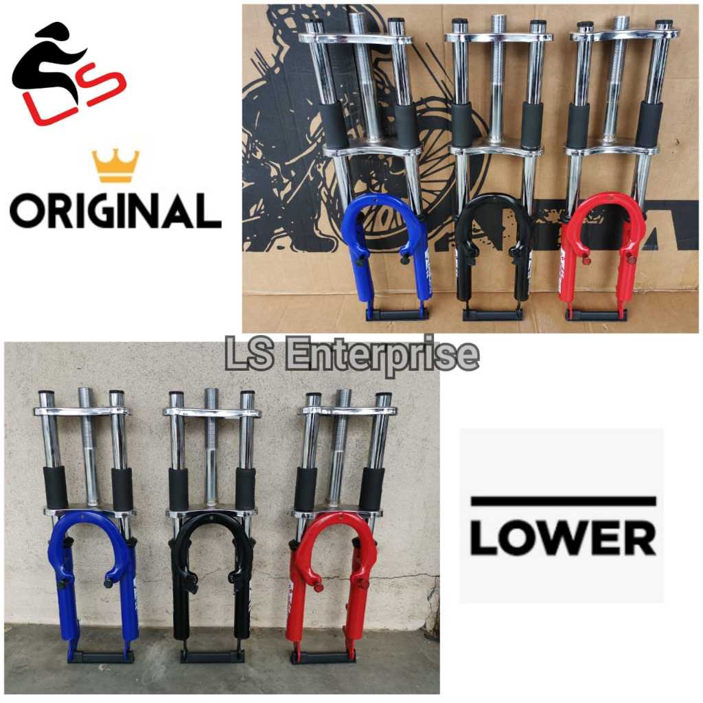 20 inch Basikal Double Fork Suspension Lowered Fork Bicycle | Shopee ...