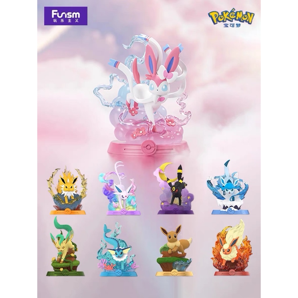 玩乐主义Funism Pokémon Adventures Eevee Blind Box 宝可梦 冒险吧伊布 第二代盲盒 Pokemon ...