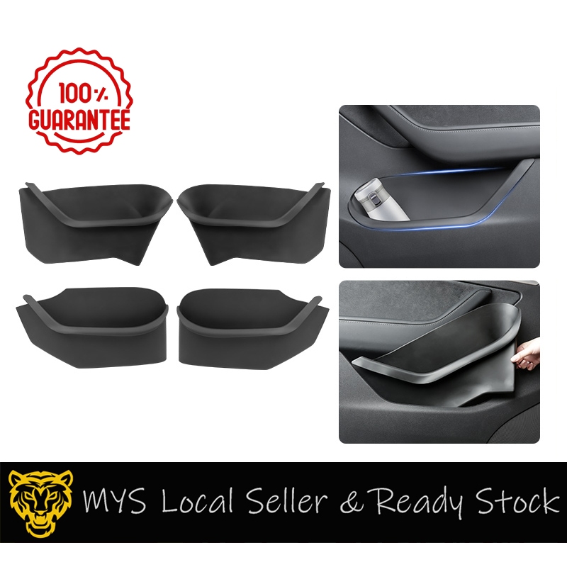 Tesla Model Y Door Storage Divider TPE Waterproof Full Coverage ...