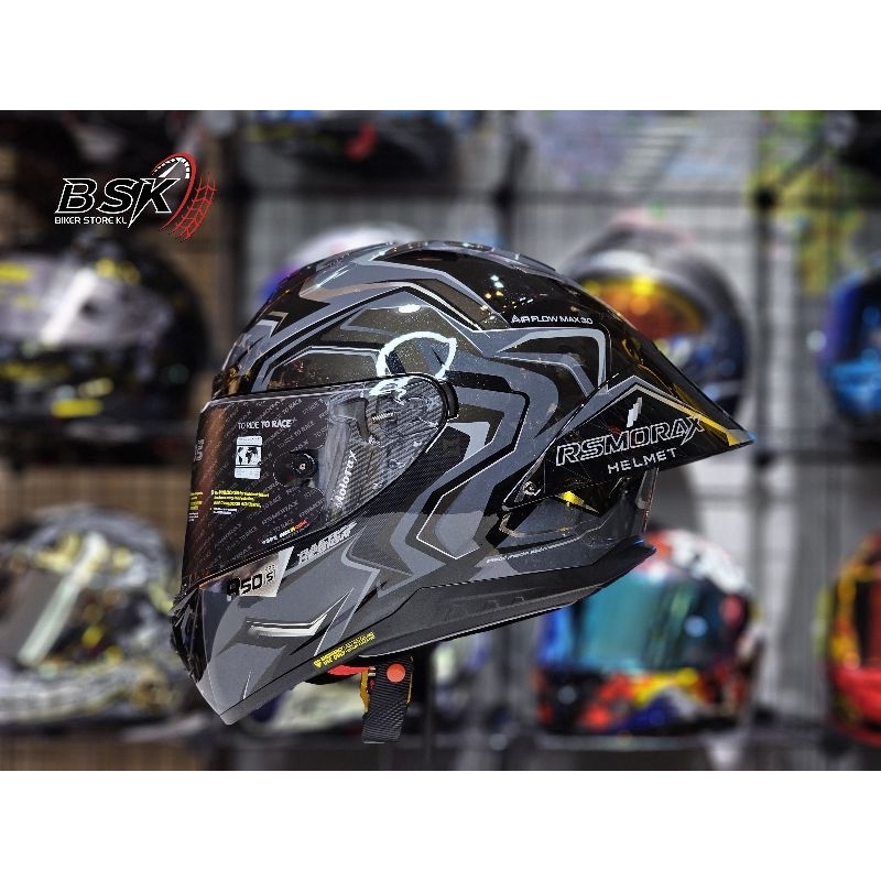 RSMORAX (Motorax) R50s Pro Shadow Full Face Helmet | Shopee Singapore