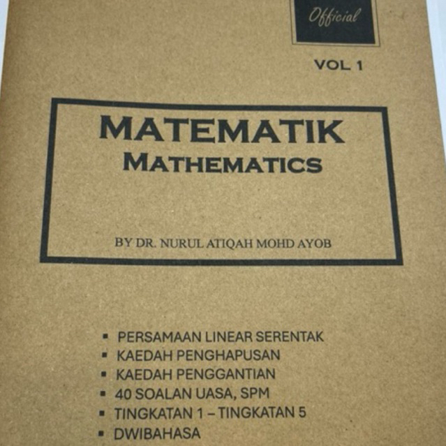 UASA NOTES & Mathematics Practice Linear Equation Algebra Form 1-Level ...