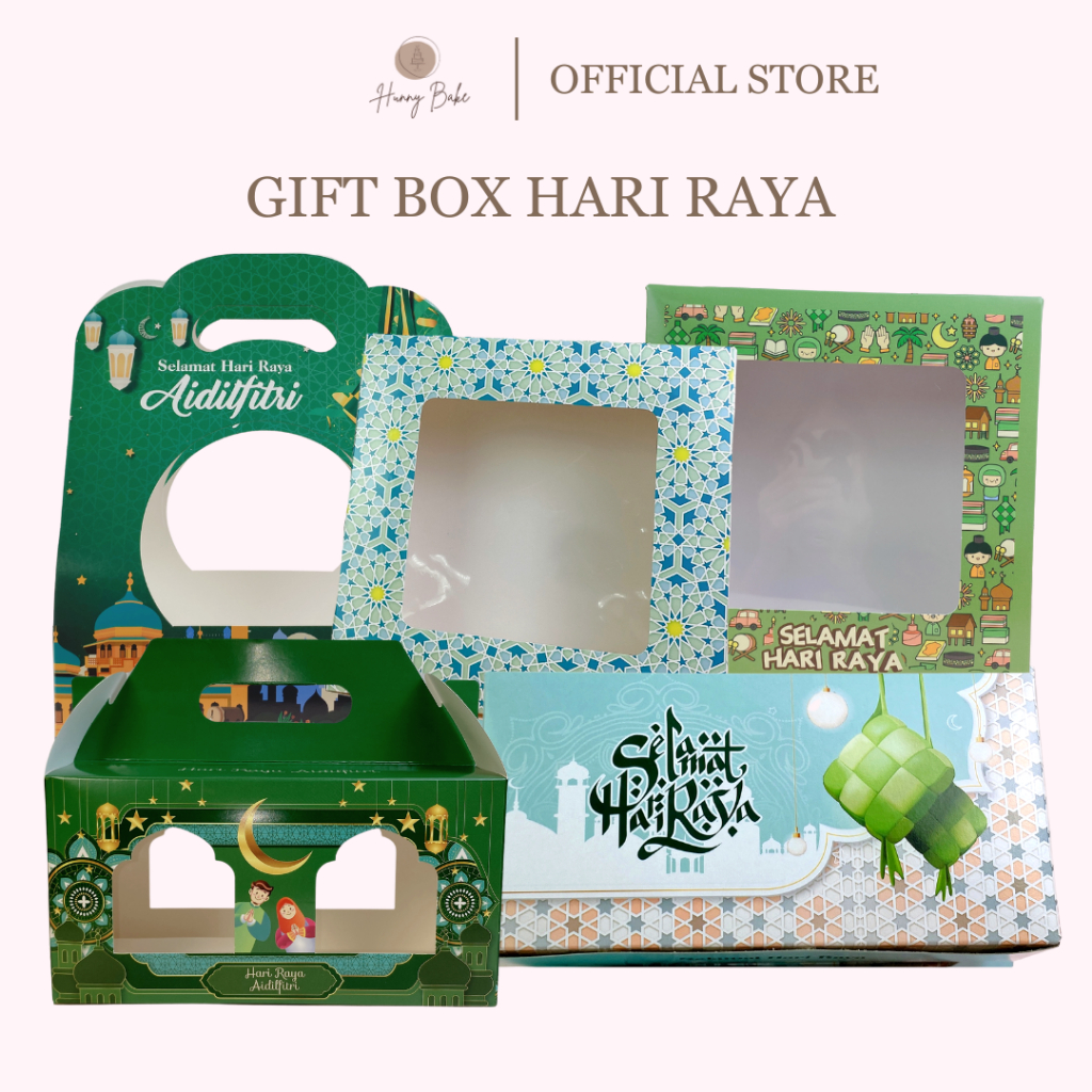 10pcs Ramadan Hari Raya Box Handle Box/Layer Kuih Box Biskut Hari Raya ...