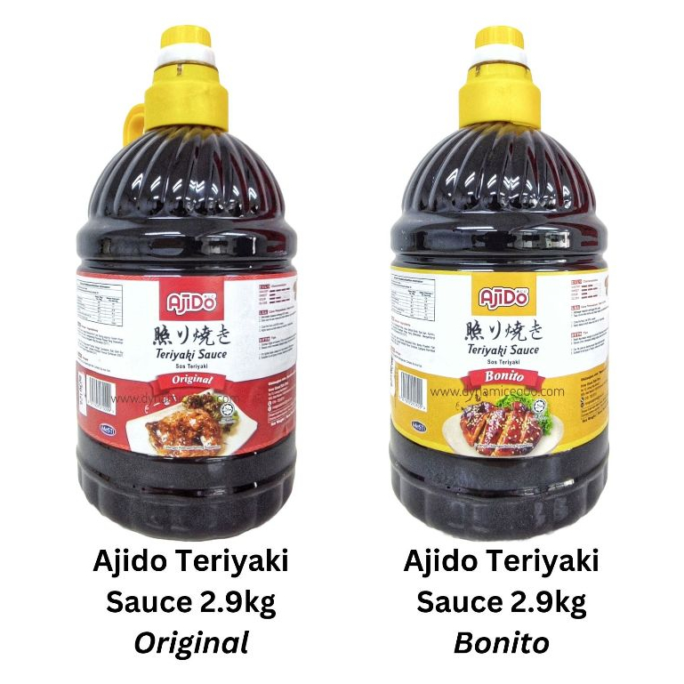 AjiDo Japanese Teriyaki Sauce Bonito 2.9kg Halal 日式原味照烧酱 日式柴鱼照烧酱 2.9公斤装 ...