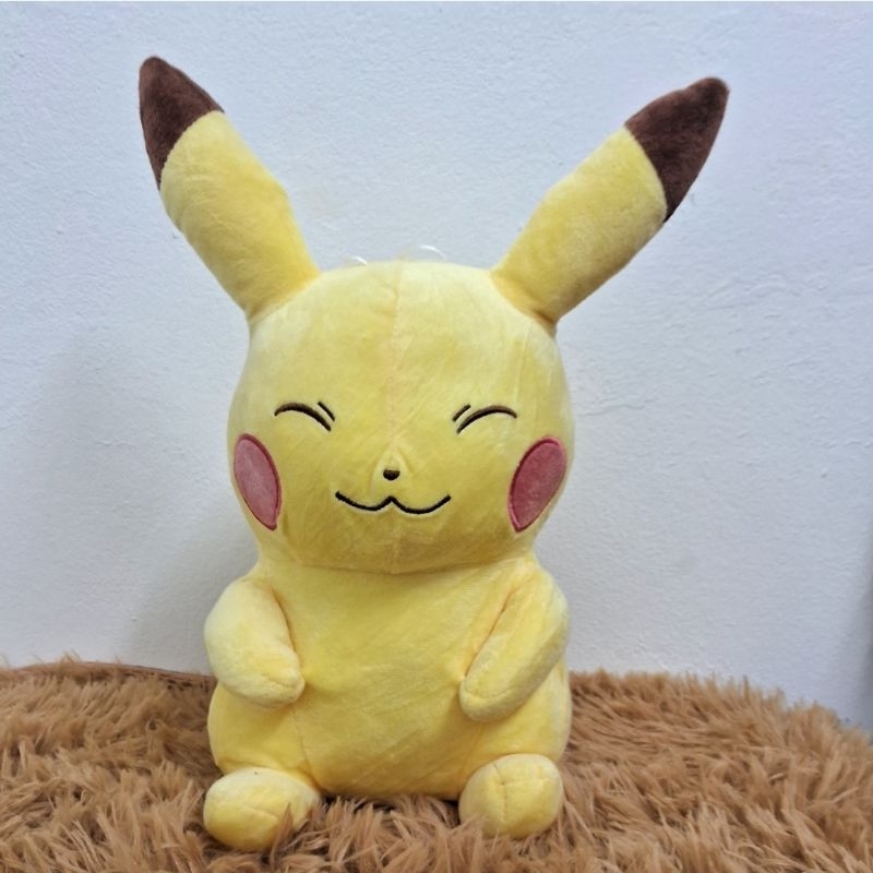 Pokemon Pikachu Kawaii Smile Plush | Shopee Singapore