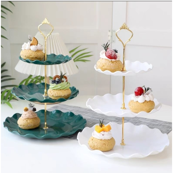 High Tea Stand Dessert tray Cupcake Cakes Fruit Party Serving Platter ...