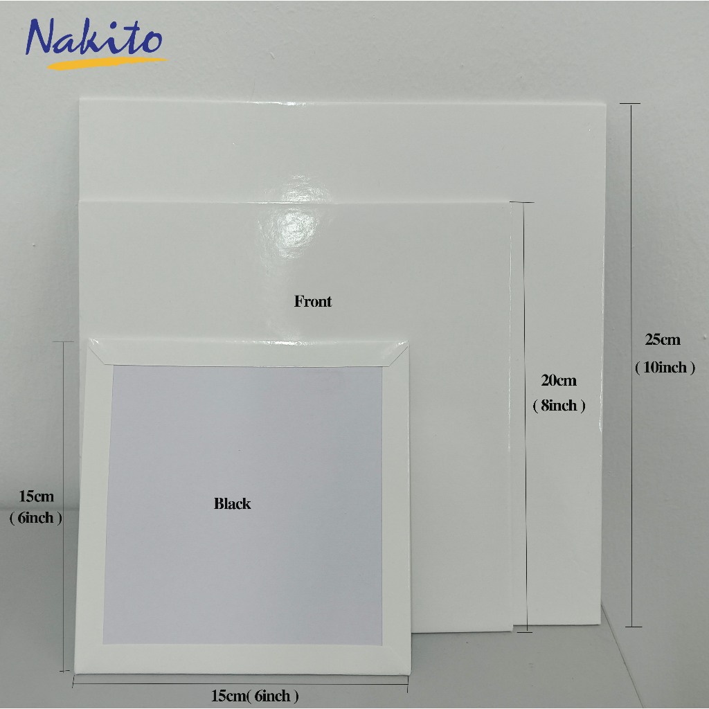 【10/20pcs】white square cake board | Shopee Singapore