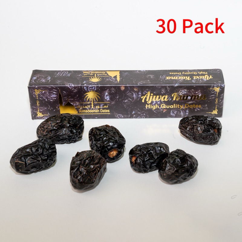 ALMADEENAH DATES 7 Ajwa AA ajwa Dates (30 Pack) | Shopee Singapore
