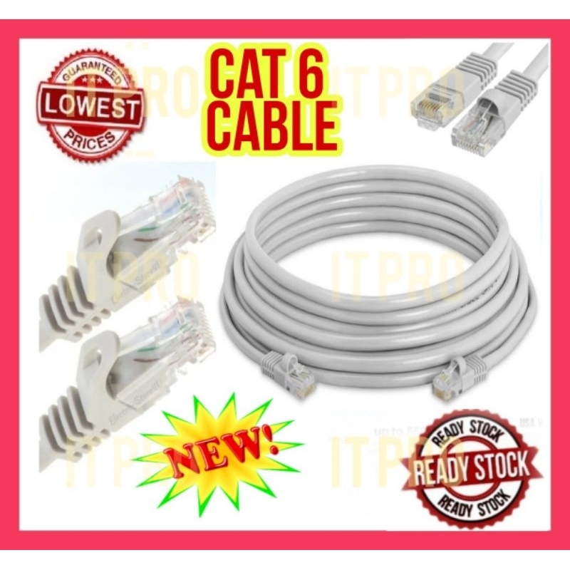 PRO CAT6 cable 8 core ethernet online transfer wayar modem cat 6 ...