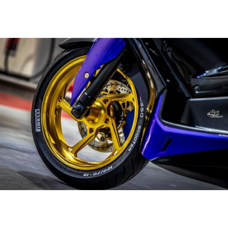 SMRT Racing Yamaha Xmax 250 CNC forged Alloy Sportrim @ 5 Spoke Premium ...