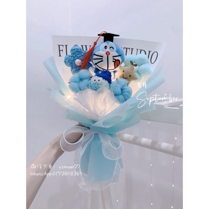 Doraemon Graduation Bouquet 哆啦A梦小叮当毕业花束 | Shopee Singapore