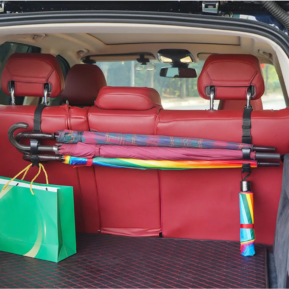 Multipurpose Hook Car Rear Seat Trunk Boot Umbrella Storage Hanger Hook ...
