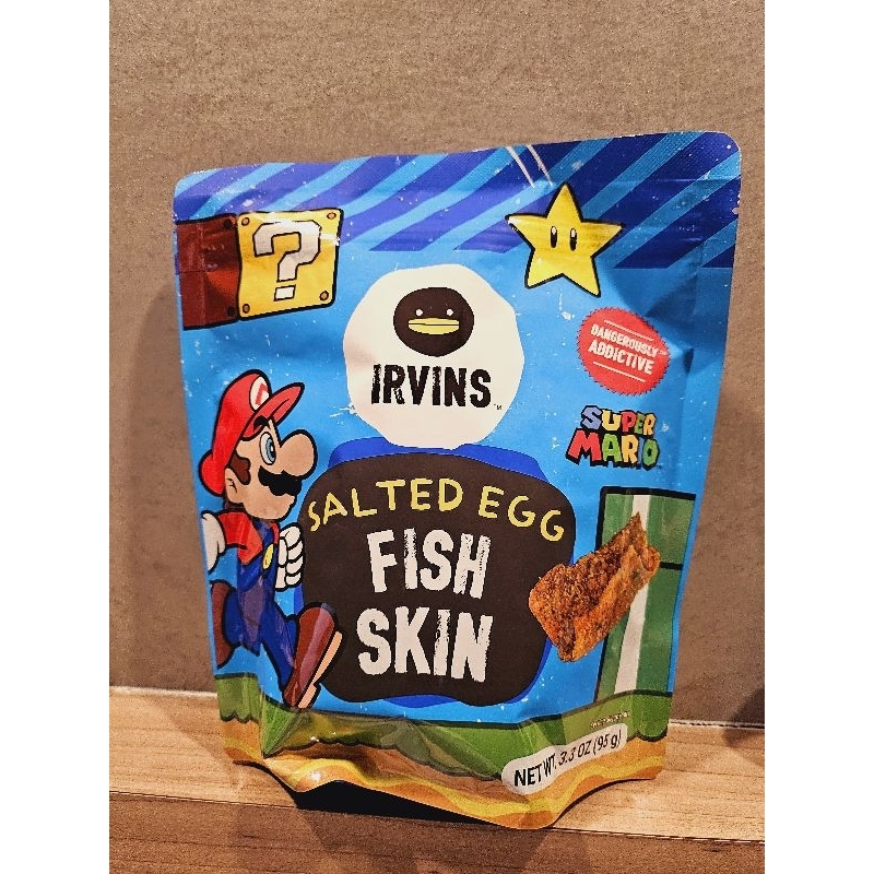 [Special Edition] Super Mario x Irvins Salted Egg Fish Skin | Shopee ...