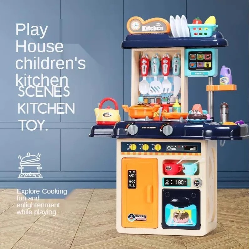 Big Set Children Pretend Play Cooking Set Kitchen Playset Mainan Masak ...