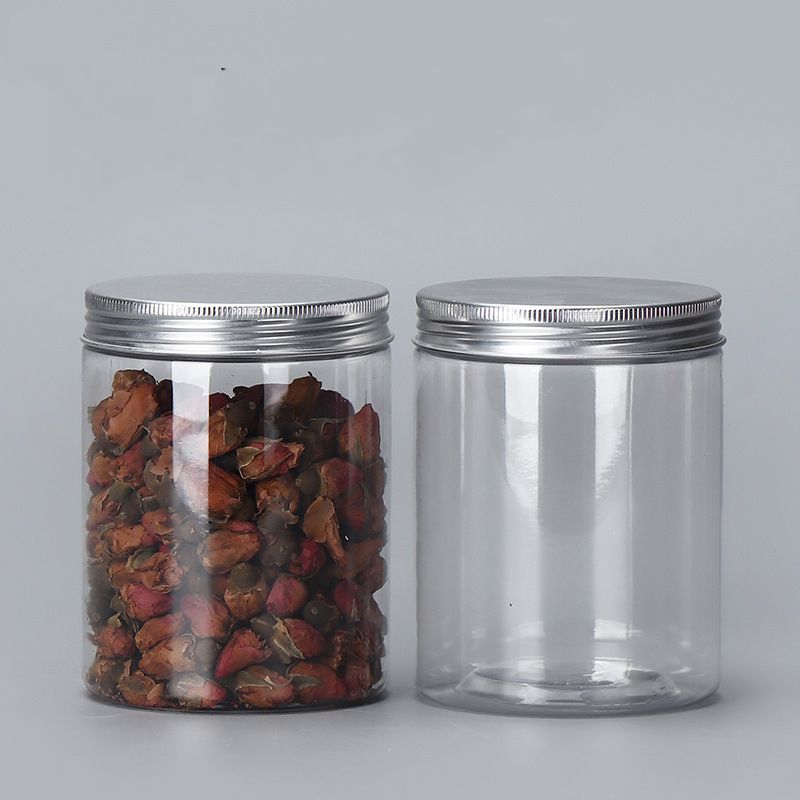 Balang Plastik PENUTUP SILVER Balang Biskut Balang Kuih/ Botol Plastik ...