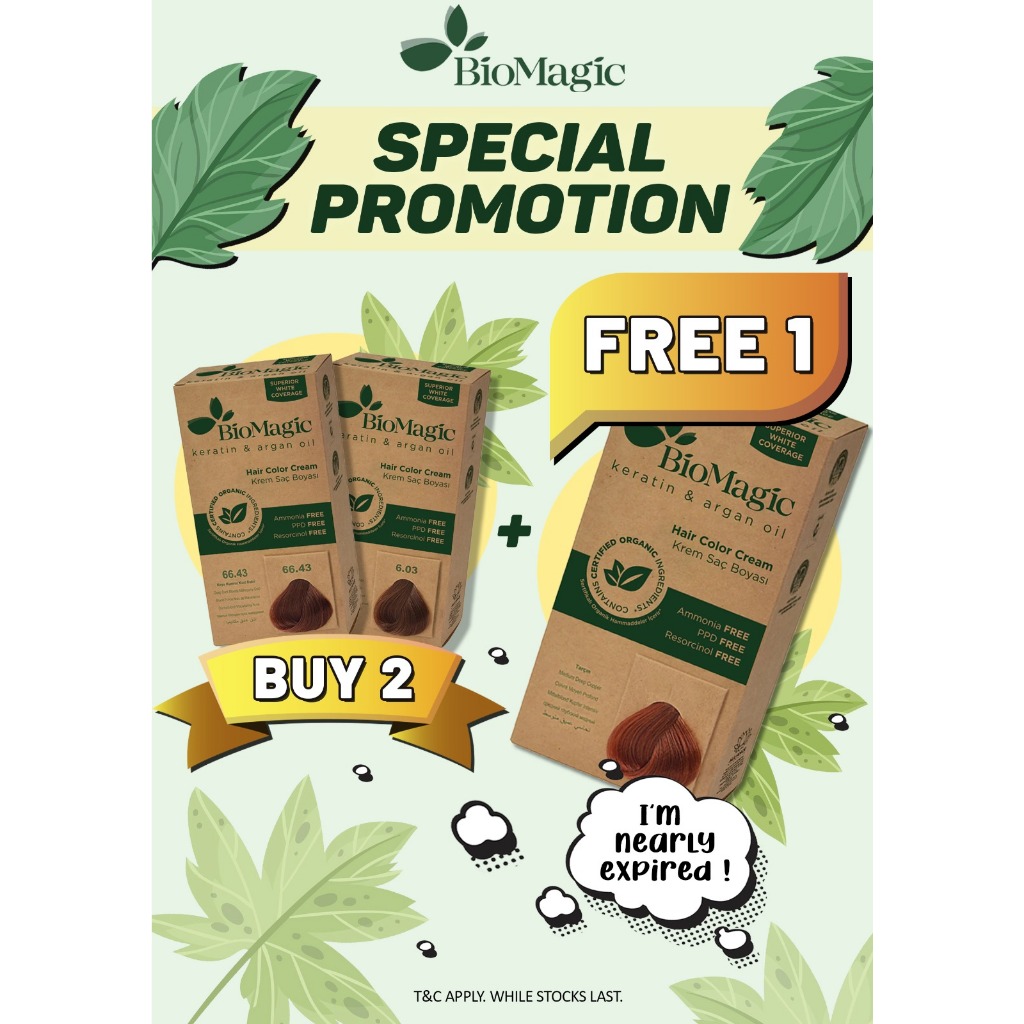 BioMagic Permanent Hair Color (Ammonia Free) | Shopee Singapore