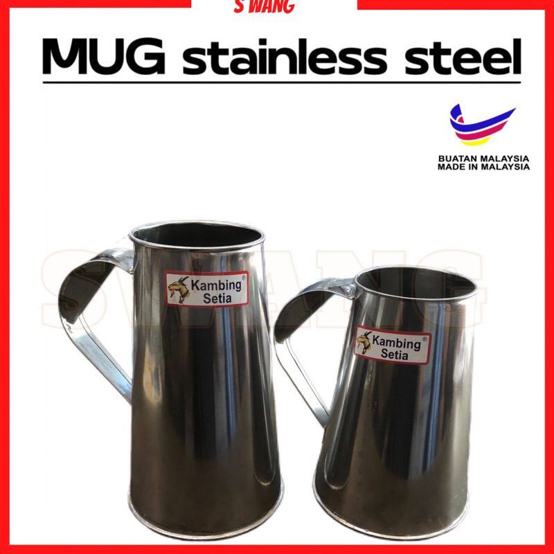 MuG stainless steel,yang takde muncung. | Shopee Singapore