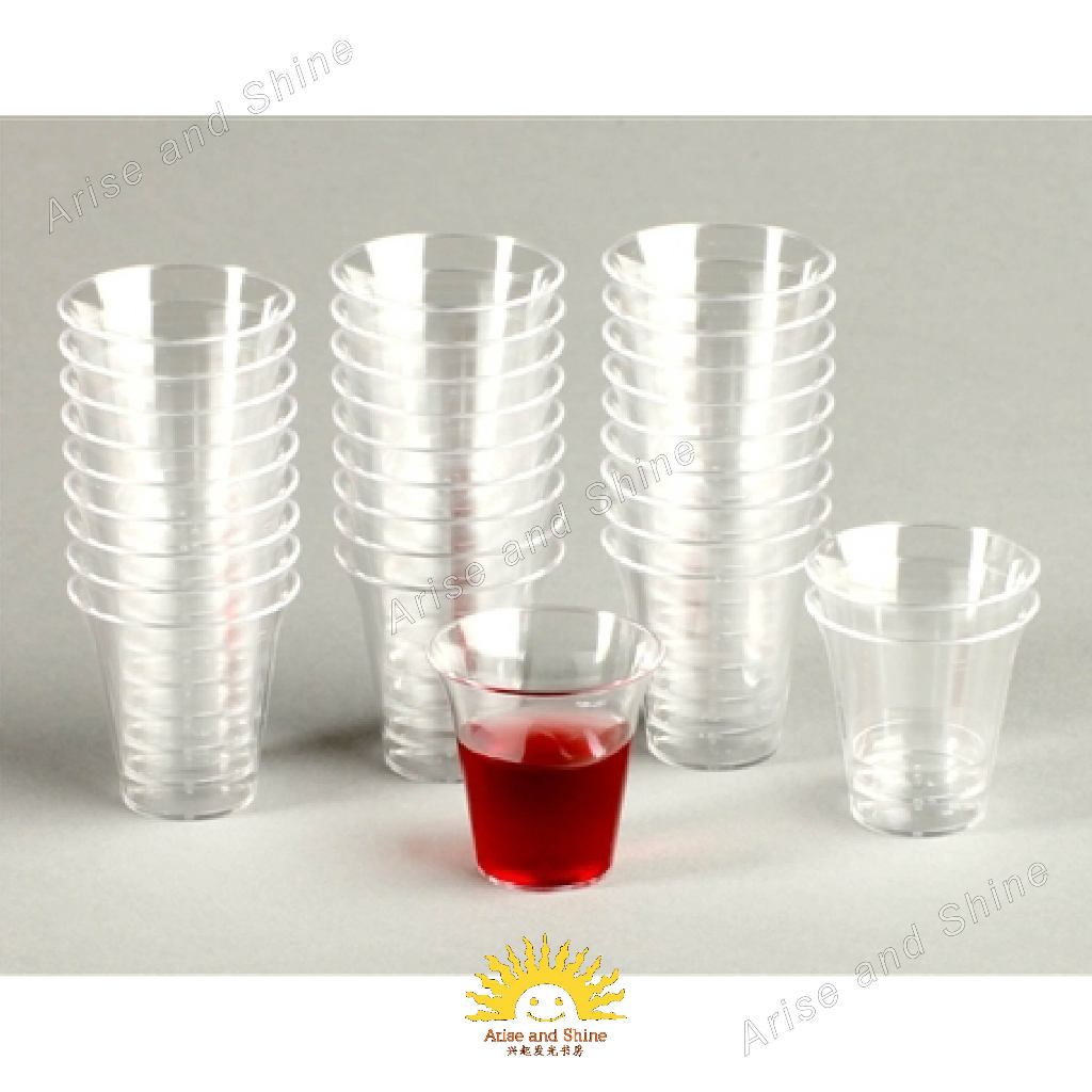 [Communion Ware]Holy Communion Cup 圣餐杯 50pcs/pkt (Plastic 塑料) Reusable ...