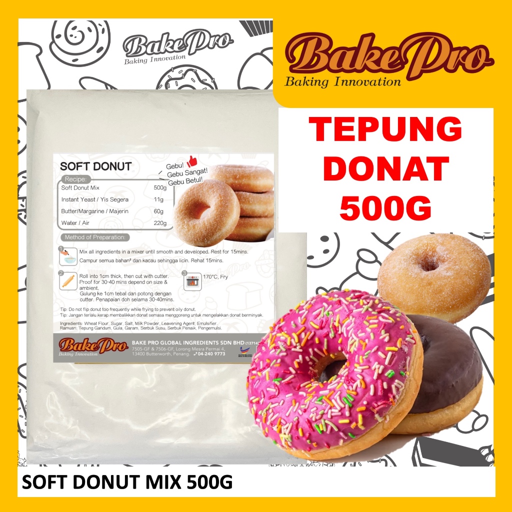 SOFT DONUT MIX 500G | Shopee Singapore