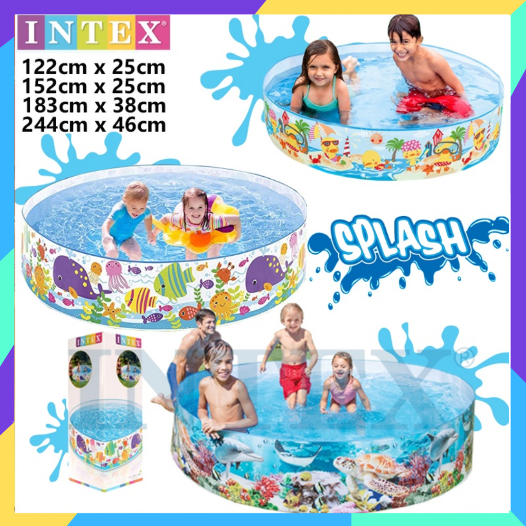 Intex Snapset Swimming Pool For Kids & Family/Kolam Renang Kanak-Kanak ...
