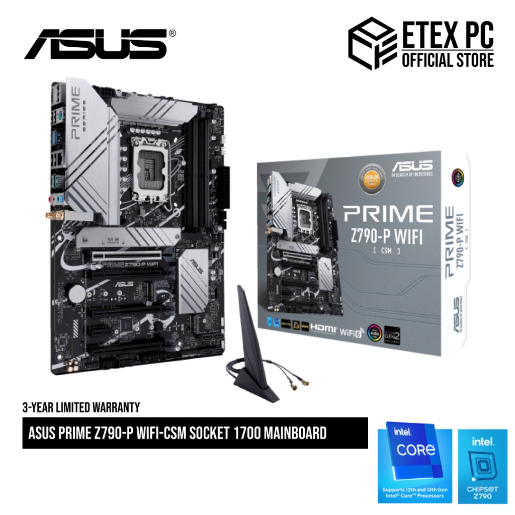 ASUS Prime Z790-P WIFI-CSM Socket 1700 Mainboard PRIME Z790-P WIFI-CSM ...