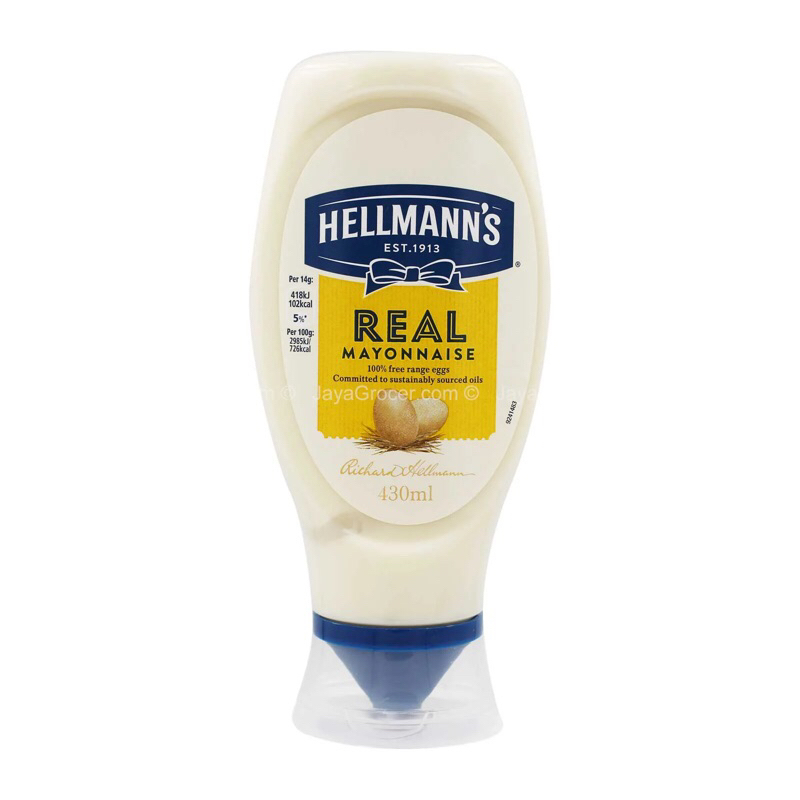 Hellmann's Real Mayonnaise 430ml | Shopee Singapore