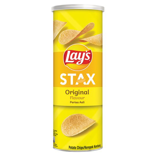 LAYS Stax Barbecue Extra Cheese Sour Cream And Onion Flavour Potato ...