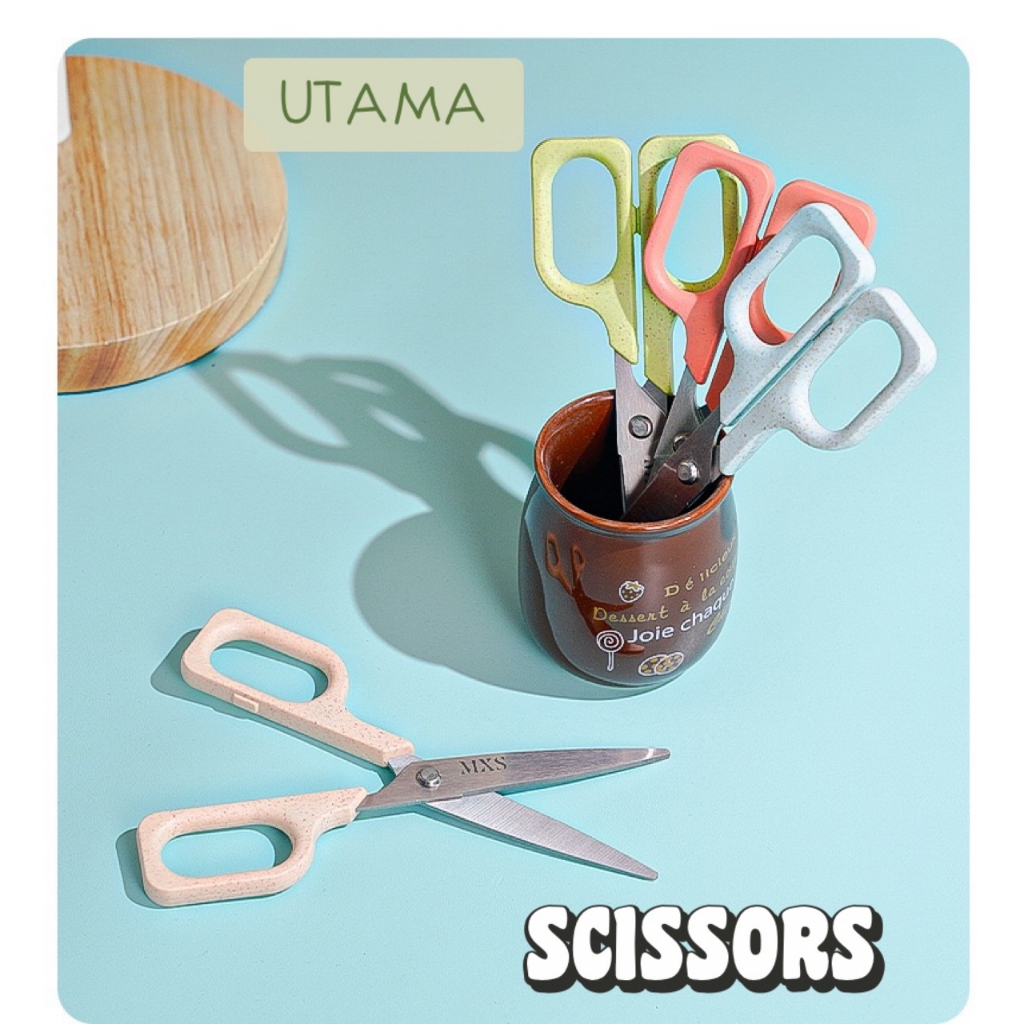 Student Scissor Gunting Stainles Steel Scissor 6" (15.5CM) Cutter ...