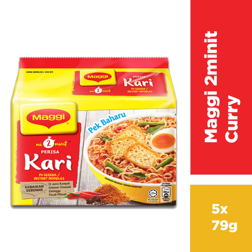 MAGGI Two Minute Curry (5 Packs x 79g) | Shopee Singapore